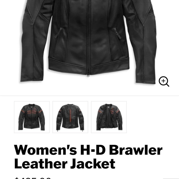 Harley-Davidson | Jackets & Coats | Womans Hd Brawler Leather Harley ...